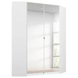 Eckkleiderschrank Rauch "Kleiderschrank Schrank Ankleidezimmer Schlafzimmer Garderobe NIDDA", wei&szlig;, B:117cm H:197cm T:104cm, Holzwerkstoff, Schr&auml;nke, Eckkleiderschrank, voll ausgestattet mit gro&szlig;z&uuml;gigem Stauraum MADE IN GERMANY