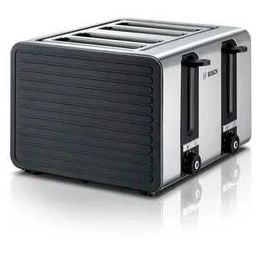 Bosch Toaster "TAT7S45", grau (grau, schwarz), B:28cm H:18,4cm T:27,6cm, Toaster