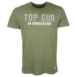 T-Shirt Top Gun "TG20212009", Damen, Gr. 50M, gr&uuml;n (olive), Obermaterial: 100% Baumwolle, Shirts T-Shirt