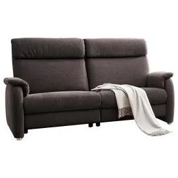 2-Sitzer Home Affaire "Turin", grau (stone), B:155cm H:107cm T:97cm, Sofas, mit motorischer Relaxfunktion, auch in Leder