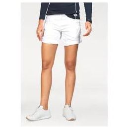 Bermudas Kangaroos, Damen, Gr. 38, N-Gr, wei&szlig;, Web, Obermaterial: 100% Baumwolle, unifarben, schmal kurz, Hosen Shorts Strandshorts, krempelbar