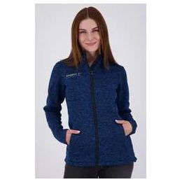 Strickfleecejacke DEPROC ACTIVE "ELKFORD WOMEN", Herren, Gr. 36 (S), blau, 100% Polyester, mit Gummizug, Jacken Sportbekleidung Outdoorbekleidung Fleecejacke &Uuml;bergangsjacke, auch in Gro&szlig;en Gr&ouml;&szlig;en erh&auml;ltlich