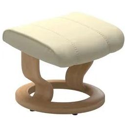 Fu&szlig;hocker stressless "Consul", beige (vanilla paloma), B:54cm H:38cm T:39cm, Leder BATICK: BATICK ist ein leicht korrigiertes, durchgef&auml;rbtes und genarbtes M&ouml;belleder, bei dem die meisten Unebenheiten und Spuren in der Regel entfernt wurden.;Leder PALOMA: PALOMA ist ein durchgef&auml;rbtes Semianilin-M&ouml;belleder mit nat&uuml;rlicher Narbung.;ROHLEDER Stoff Q2 FARON: Ein fester zuverl&auml;ssiger Boucl&eacute; mit einem 