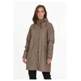 Outdoorjacke WEATHER REPORT "Simone", Damen, Gr. 44, braun, 100% Polyester, unifarben, normal, ohne Ausschnitt, Jacken Outdoorjacke, mit getapten N&auml;hten