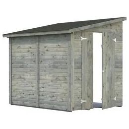 Ger&auml;tehaus Palmako "Mia", grau, Massivholz, Ger&auml;teh&auml;user, grau