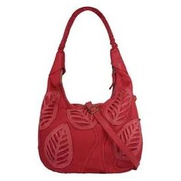 Shopper Samantha Look, Damen, Gr. B/H/T: 41cm x 31cm x 4cm onesize, rot, Leder, unifarben, Taschen Shopper, echt Leder, Made in Italy