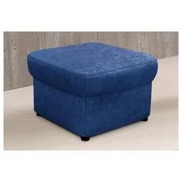 DOMO. collection Hocker DOMO COLLECTION "Papenburg", blau, B:57cm H:41cm T:57cm, Luxus-Microfaser (100% Polyester);Struktur ( 90% Polyester, 10% Polyacryl);Microfaser PRIMABELLE (100% Polyester);Kunstleder SOFTLUX;Chenilleoptik (95% Polyester, 5% Polyamid);Webstoff (100% Polyester), Hocker, Polsterhocker, in gro&szlig;er Farbvielfalt