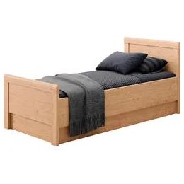 Einzelbett Priess "Arnsberg", braun (livorno buche), B:108cm L:208cm, Betten, Kinder-Einzelbett Bettgestell, Komfortliegeh&ouml;he