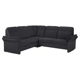 Ecksofa Home Affaire "Tahoma L-Form", schwarz, B:251cm H:103cm T:231cm, Sofas, Ecksofa, mit Armlehnfunktion, wahlweise Bettfunktion, Schublade, Relaxfunktion