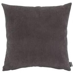 HOCK Dekokissen H.O.C.K. "Cord Wave", schwarz (anthrazit, braun, cord unifarben), B:45cm H:10cm L:45cm, Polyester, Dekokissen_Sitzkissen_Kissenh&uuml;llen, Kissenh&uuml;lle mit F&uuml;llung, 1 St&uuml;ck