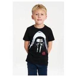 T-Shirt logoshirt "Star Wars - Kylo Ren", M&auml;dchen, Gr. 104, schwarz, 100% Baumwolle, bedruckt, normal, Rundhals, Shirts T-Shirt, mit coolem Star Wars-Motiv