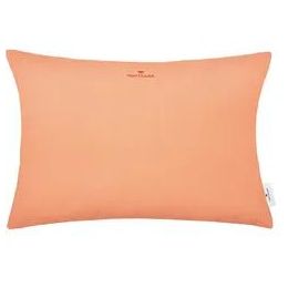 Dekokissen Tom Tailor HOME "Dove Signature" Gr. 1, orange (orange, pfirsich, koralle, unifarben), B:60cm H:0,5cm L:40cm, Baumwolle, Polyester, Dekokissen_Sitzkissen_Kissenh&uuml;llen, mit Paspel, Kissenh&uuml;lle ohne F&uuml;llung, 1 St&uuml;ck