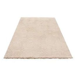 Teppich OTTO HOME "Desner, Hochflor Teppiche" Gr. 2, beige, B:80cm H:35mm L:150cm, Kunstfaser, Teppiche, Teppich, Mikrofaser, weich, flauschig, Wohnzimmer, Schlafzimmer, Kinderzimmer