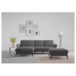 Sit & More Ecksofa SIT & MORE "Fashion L-Form", braun (espresso), B:253cm H:84cm T:165cm, Sofas, Ecksofa, wahlweise mit Kopfteilverstellung und Vorziehsitz, motorisch