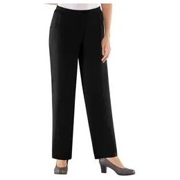 Schlupfhose Classic Basics, Damen, Gr. 48, Normalgr&ouml;&szlig;en, schwarz, 52% Polyester, 48% Viskose, unifarben, lang, Hosen Schlupfhose