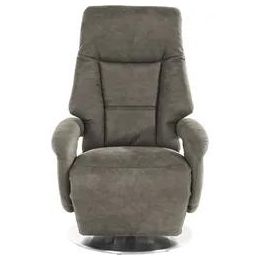 Sit & More TV-Sessel SIT & MORE "Enjoy", grau (dunkelgrau), B:74cm H:113cm T:77cm, Luxus-Kunstleder;NaturLEDER (echtes Rindsleder);Luxus-Microfaser (100% Polyester);Liegefl&auml;che ausgezogen: 168 cm, Sessel, Fernsehsessel, in Gr&ouml;&szlig;e L, wahlweise mit Motor und Aufstehhilfe