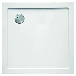 Duschwanne Sanotechnik "SMC", wei&szlig;, B:80cm H:3,5cm T:80cm, Duschwannen, eckig, BxT: 80 x 80 cm