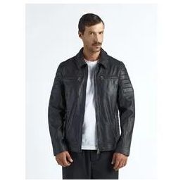 Lederjacke Maze "William", Herren, Gr. XXL, schwarz, Obermaterial: 100% Lammleder. Futter: 100% Baumwolle. &Auml;rmelfutter: 100% Polyester, ohne B&uuml;ndchen, Jacken