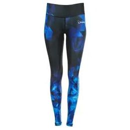 Leggings WINSHAPE "AEL102-Brilliant", Damen, Gr. XS, Normalgr&ouml;&szlig;en, blau (saphir), 80% Polyester, 20% Elasthan, Hosen Leggings, mit leichtem Kompressionseffekt