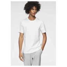 T-Shirt OTTO products "&raquo;GOTS zertifiziert &ndash; aus Bio-Baumwolle&laquo;", Herren, Gr. L (52/54), wei&szlig;, Single Jersey, Obermaterial: 100% Baumwolle, unifarben, Basic, normal, Rundhals, Shirts T-Shirt, Kurzarm, Basic, aus Single Jersey, aus 100% Baumwolle