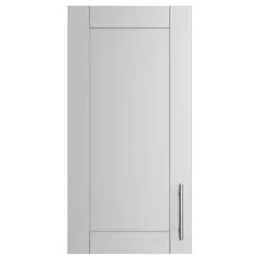 H&auml;ngeschrank KOCHSTATION "KS-Ahus", grau (hellgrau matt, wildeiche nachbildung), B:45cm H:89,6cm T:34,9cm, Schr&auml;nke, H&auml;ngeschrank, Breite 45 cm
