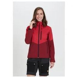 Softshelljacke WHISTLER "Rosea", Herren, Gr. 44, rot (dunkelrot), 100% Polyester, mehrfarbig, normal, ohne Ausschnitt, Jacken Softshelljacke, aus wind- und wasserdichtem Funktionsmaterial
