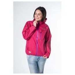 Regenjacke DEPROC ACTIVE "DURELL WOMEN", Damen, Gr. S (36/38), pink, 100% Polyester, figurbetont, mit verstellbarem Klettverschluss, Jacken Regenjacke, auch in Gro&szlig;en Gr&ouml;&szlig;en erh&auml;ltlich