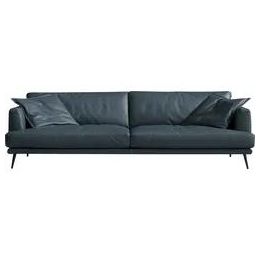 2,5-Sitzer Egoitaliano "Sophia, Designsofa mit extrakomfortablem Sitzkomfort, Breite 214cm", grau (smoke), B:214cm H:77cm T:96cm, Leder BULL (Echtes Rindsleder). Geschliffenes, pigmentiertes und behandeltes Rindsleder mit einer Dicke von 1, 3-1, 5 mm. Es handelt sich um ein weiches, gesch&uuml;tztes Leder. Eine leichte Deckschicht sch&uuml;tzt sie vor Flecken, ohne ihre urspr&uuml;nglichen Eigenschaften zu ver&auml;n