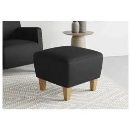Sit & More Polsterhocker SIT & MORE "Bosse", grau (anthrazit), B:56cm H:46cm, Hocker, Polsterhocker