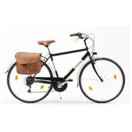 Cityrad "Citybike 605 Man" Gr. 54, schwarz (schwarz, schwarz), VENICE - I LOVE ITALY, Fahrr&auml;der, 54cm, 28 Zoll (71,12cm), f&uuml;r Herren, Kettenschaltung