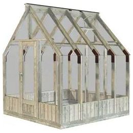 Gew&auml;chshaus Palmako "E_milia", grau, B:240cm T:244cm, Gew&auml;chsh&auml;user, 5,4 m2, inklusive automatische Dachentl&uuml;ftung