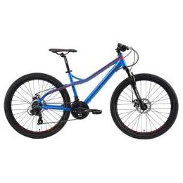 Mountainbike Bikestar Gr. 41, blau, Fahrr&auml;der, 41cm, 26 Zoll (66,04cm), f&uuml;r Damen und Herren, Kettenschaltung