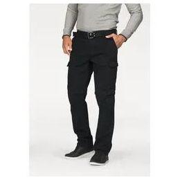 MAN'S WORLD Cargohose MAN'S WORLD, Damen, Gr. 46, N-Gr, schwarz, Obermaterial: 100% Baumwolle, unifarben, bequem lang, Hosen Cargohose, mit Zip-Off Funktion