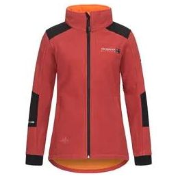 Outdoorjacke DEPROC ACTIVE "CANADA Women", Damen, Gr. 46 (L), rot, 96% Polyester; 4% Elastan, mit Daumenl&ouml;chern,mit Schneefang,mit verstellbarem Klettverschluss, Jacken Outdoorbekleidung Outdoorjacke &Uuml;bergangsjacke, auch in Gro&szlig;en Gr&ouml;&szlig;en erh&auml;ltlich