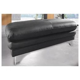 Hocker COTTA "Enterprise", schwarz, B:95cm H:46cm T:65cm, Hocker, Polsterhocker