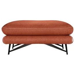 Hocker Calia italia "Cezanne", rot (49 rosso), B:90cm H:90cm T:70cm, Hocker, Polsterhocker