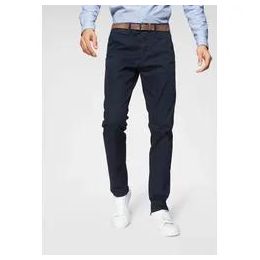 Chinohose Tom Tailor DENIM, Herren, Gr. 36, L&auml;nge 32, blau (marine), Obermaterial: 97% Baumwolle, 3% Elasthan, unifarben, schmal lang, Hosen Chinohose, leicht vorgewaschen