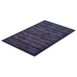 Teppich Grund "Hamada", grau (grau, schwarz), B:75cm H:8mm L:120cm, Kunstfaser, Teppiche, Teppich, In- und Outdoor geeignet, Teppich mit Bord&uuml;re