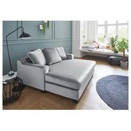 XXL-Sessel "Nobel", grau (silbergrau), B:158cm H:89cm T:173cm, ATLANTIC HOME COLLECTION, Sessel, XXL-Sessel, Megasessel, Loveseat, inkl. 5 R&uuml;ckenkissen, frei im Raum stellbar