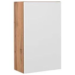H&auml;ngeschrank Welltime "Lucca", wei&szlig; (eichefarben, wei&szlig;, matt), B:40cm H:64cm T:20cm, Schr&auml;nke, H&auml;ngeschrank