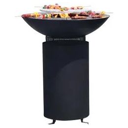 Grillkamin WESTMANN "LG941-2", schwarz, B:75cm T:75cm, Grills, BxTxH: 75x75x94 cm