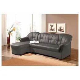 Ecksofa DOMO collection "Papenburg, zeitlose R&uuml;ckensteppung, elegante Formensprache, L-Form", grau, B:235cm H:84cm T:140cm, Kunstleder SOFTLUX;Luxus-Microfaser (100% Polyester);Struktur ( 90% Polyester, 10% Polyacryl);Microfaser PRIMABELLE (100% Polyester), Sofas, Ecksofa, in gro&szlig;er Farbvielfalt, wahlweise mit Bettfunktion