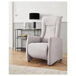 Sit & More TV-Sessel SIT & MORE "Melissa", silber, B:71cm, 98% Polyester 2% Polyamid, Sessel, wahlweise elektrisch oder manuell verstellbar, optional Aufstehhilfe