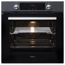 Amica Pyrolyse Backofen "EBPX 945 600 SM", Energieeffizienz: A+ (A+++-D), schwarz, B:59,5cm H:59,5cm T:57,5cm, Back&ouml;fen, Sauber backen mit viel Komfort, Sicherheit und geringem Verbrauch