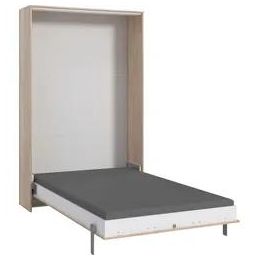 Schrankbett wimex "Juist Schrankklappbett G&auml;stebett", braun (eiche s&auml;gerau nachbildung), H:213cm, Schrankbetten, vertikal klappbar, 3 Liegefl&auml;chen, mit Lattenrost, Made in Germany