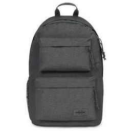 Freizeitrucksack Eastpak "PADDED DBL", Gr. B/H/T: 28,5cm x 47cm x 21cm, schwarz (schwarz denim), Nylon, Polyester, unifarben, Rucks&auml;cke Freizeitrucksack, Schulrucksack Arbeitsrucksack Streetpack