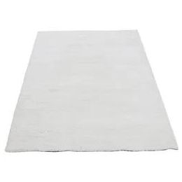 Hochflor-Teppich CarpetFine "Silky, auch als L&auml;ufer erh&auml;ltlich", beige (creme), B:120cm H:20mm L:170cm, Mikropolyester, Teppiche, Shaggy, Langflor, uni, besonders weich, Handarbeit