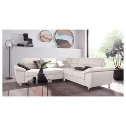 Sit & More Ecksofa SIT & MORE "Sorano L-Form", beige (linen), B:249cm H:88cm T:229cm, Sofas, Ecksofa, wahlweise mit Bett- und Relaxfunktion, inkl. Bettkasten