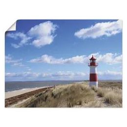 Leinwandbild Artland "Leuchtturm Sylt", blau (farbe bild(er): blau2), B:60cm H:45cm, Bilder, Leinwandbild, als Leinwandbild, Poster in verschied. Gr&ouml;&szlig;en