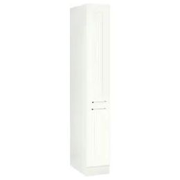 Apothekerschrank KOCHSTATION "KS-Stockholm", wei&szlig; (wei&szlig;, wei&szlig;), B:30cm H:200cm T:60cm, Holzwerkstoff, MDF, Schr&auml;nke, Apothekerschrank, hochwertige MDF-Fronten, 200 cm hoch, viel Stauraum